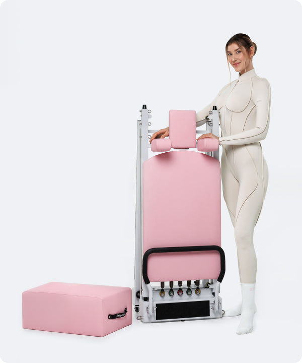 Big Pilates Reformer (Color: Ivory) | BetterMe Store