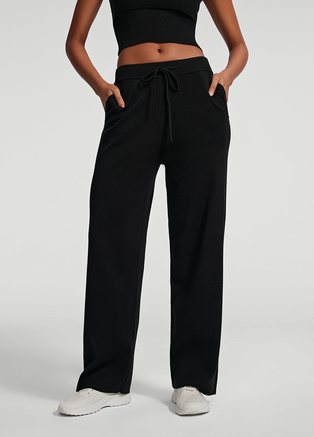 Cozy Luxe Sweatpants (Color: Black) | BetterMe Store