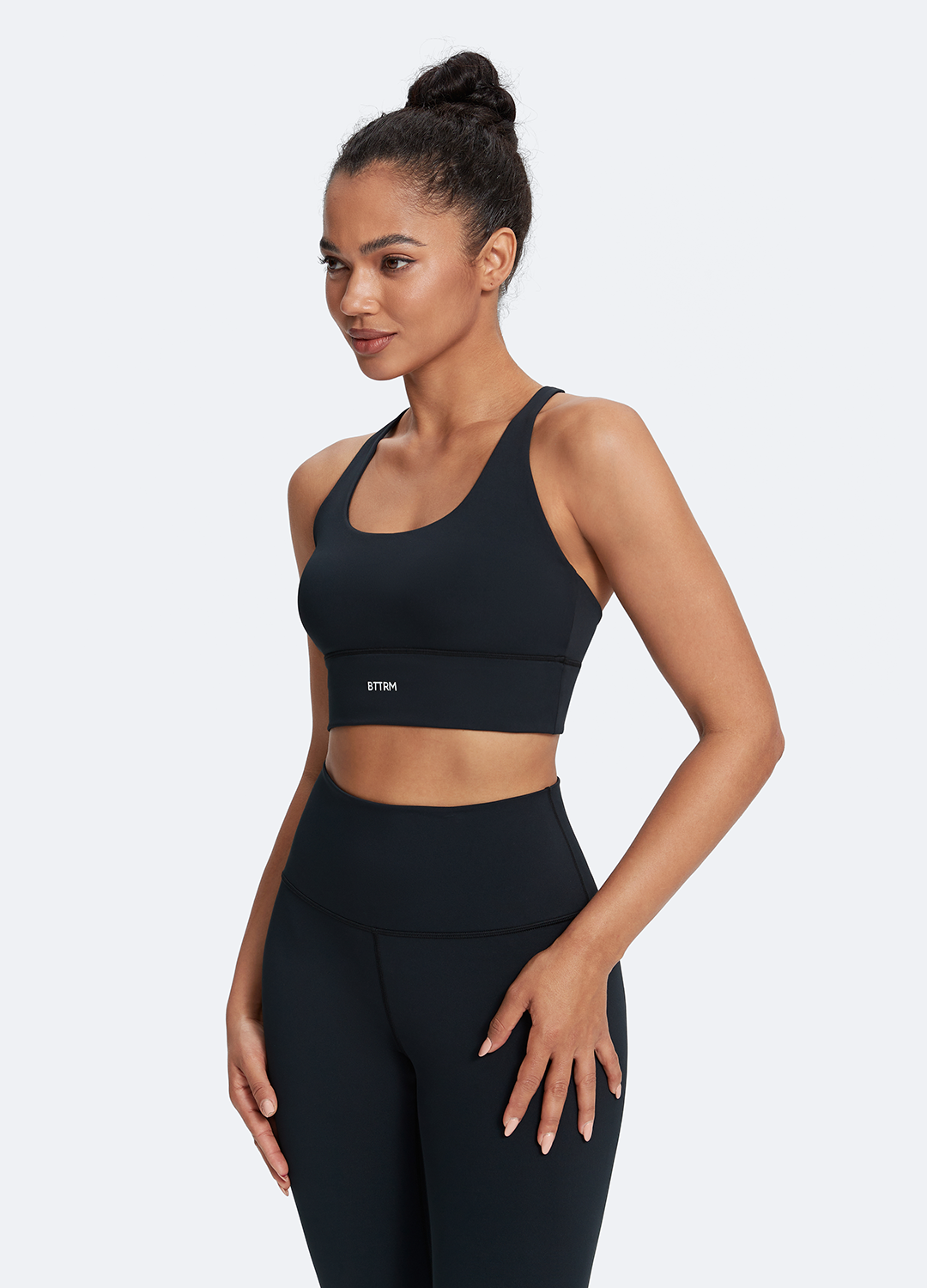 Straps and Support Bra (Color: Black) | BetterMe Store