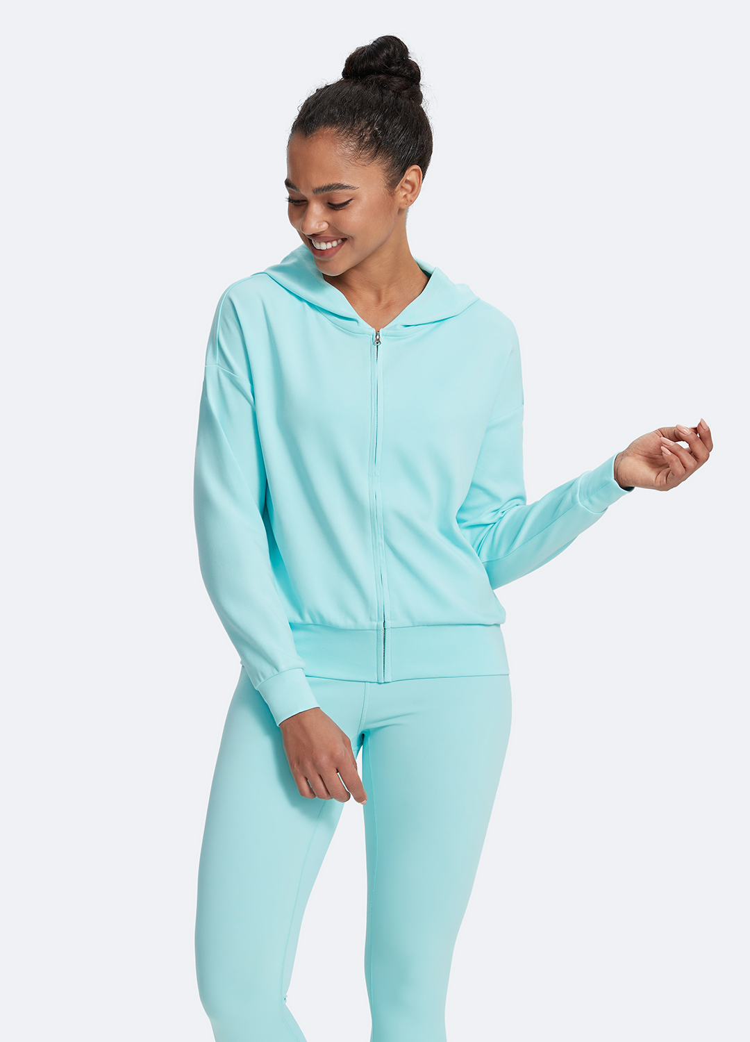 Classic Fit Hoodie (Color: Arctic Blue) | BetterMe Store