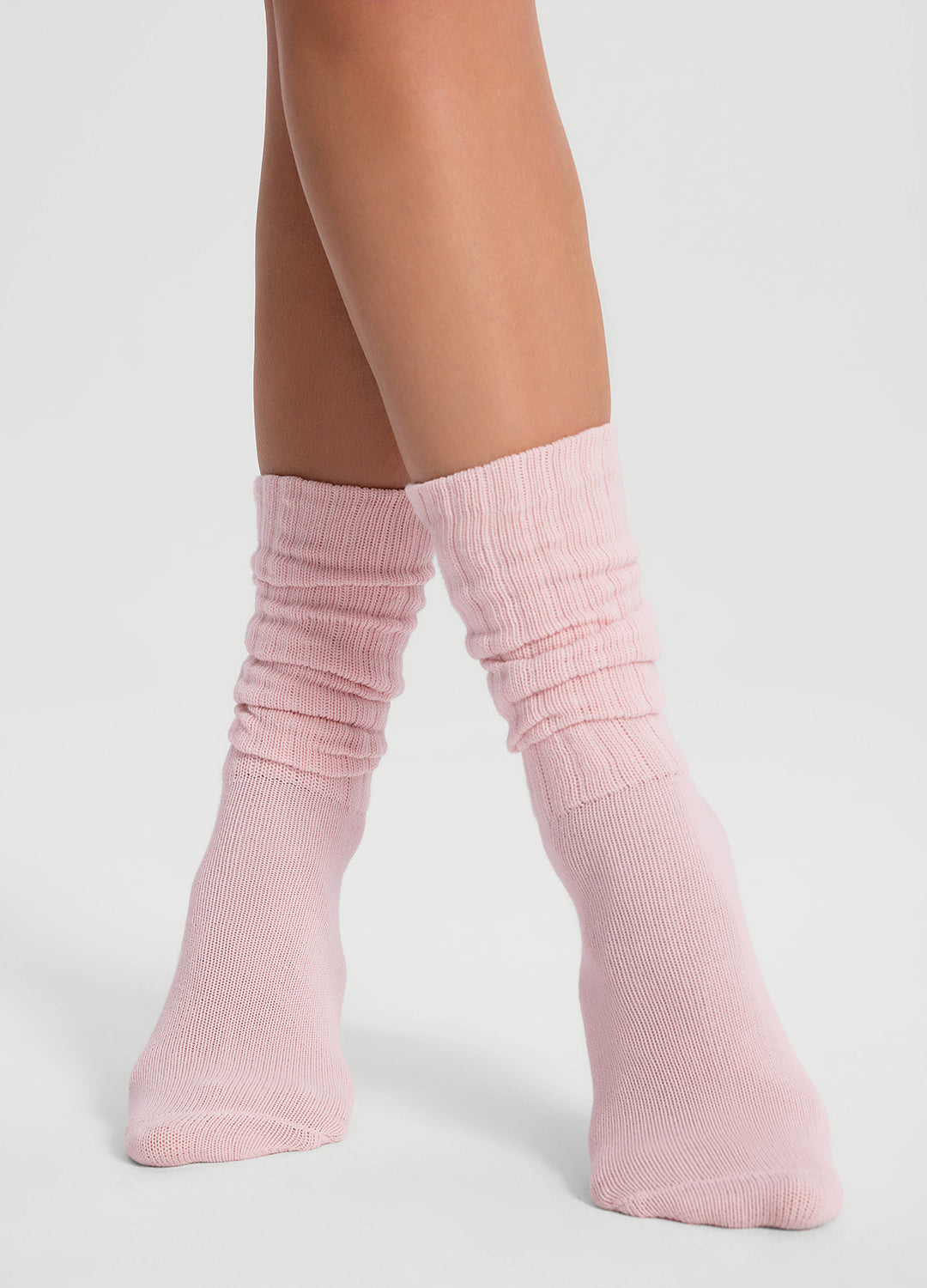 Unisex Cotton Slouch Socks (Color: Ballet Pink) | BetterMe Store