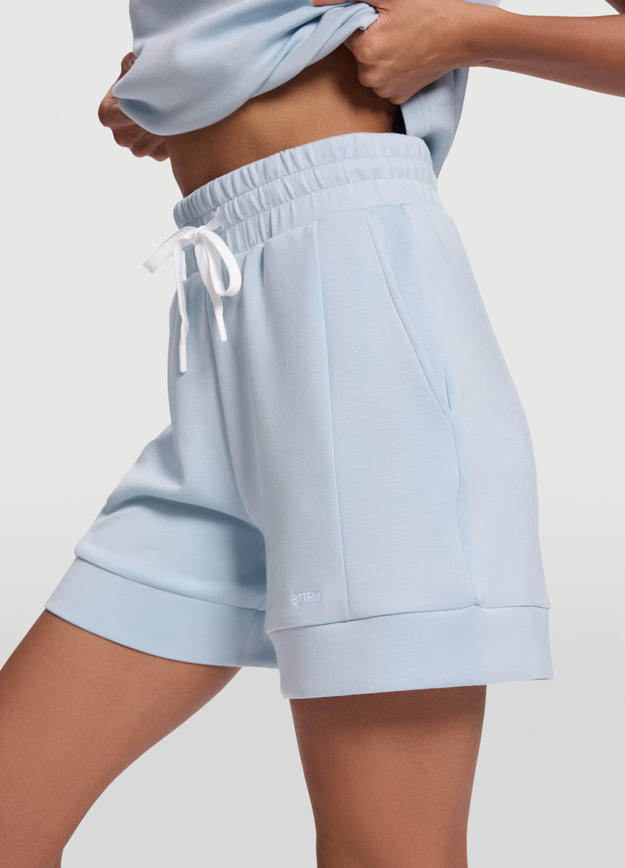 Cable Knit Micro Shorts (Color: Ballet Pink) | BetterMe Store