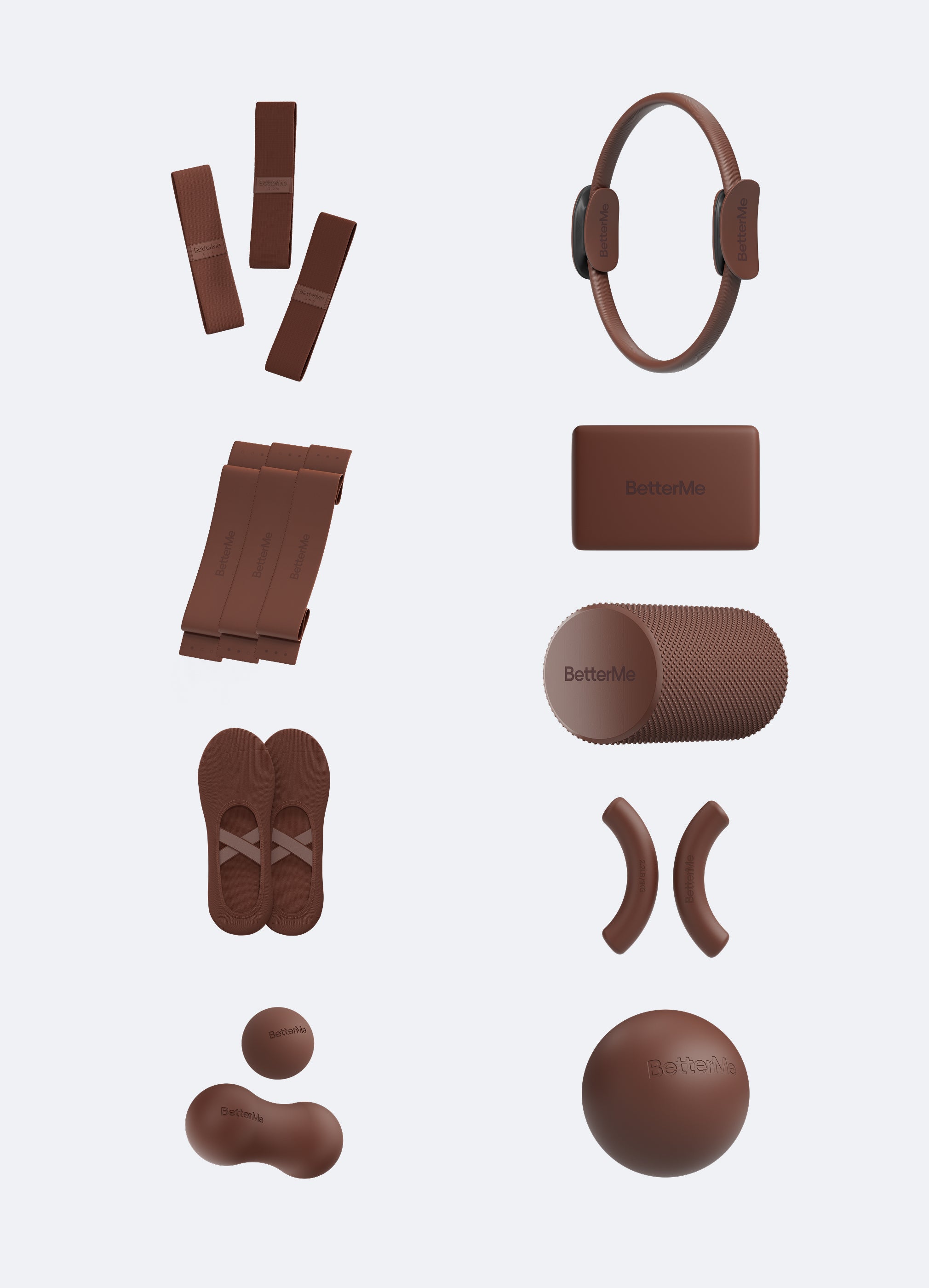Sculpt & Recovery Kit (Color: Chocolate Brown) | BetterMe Store