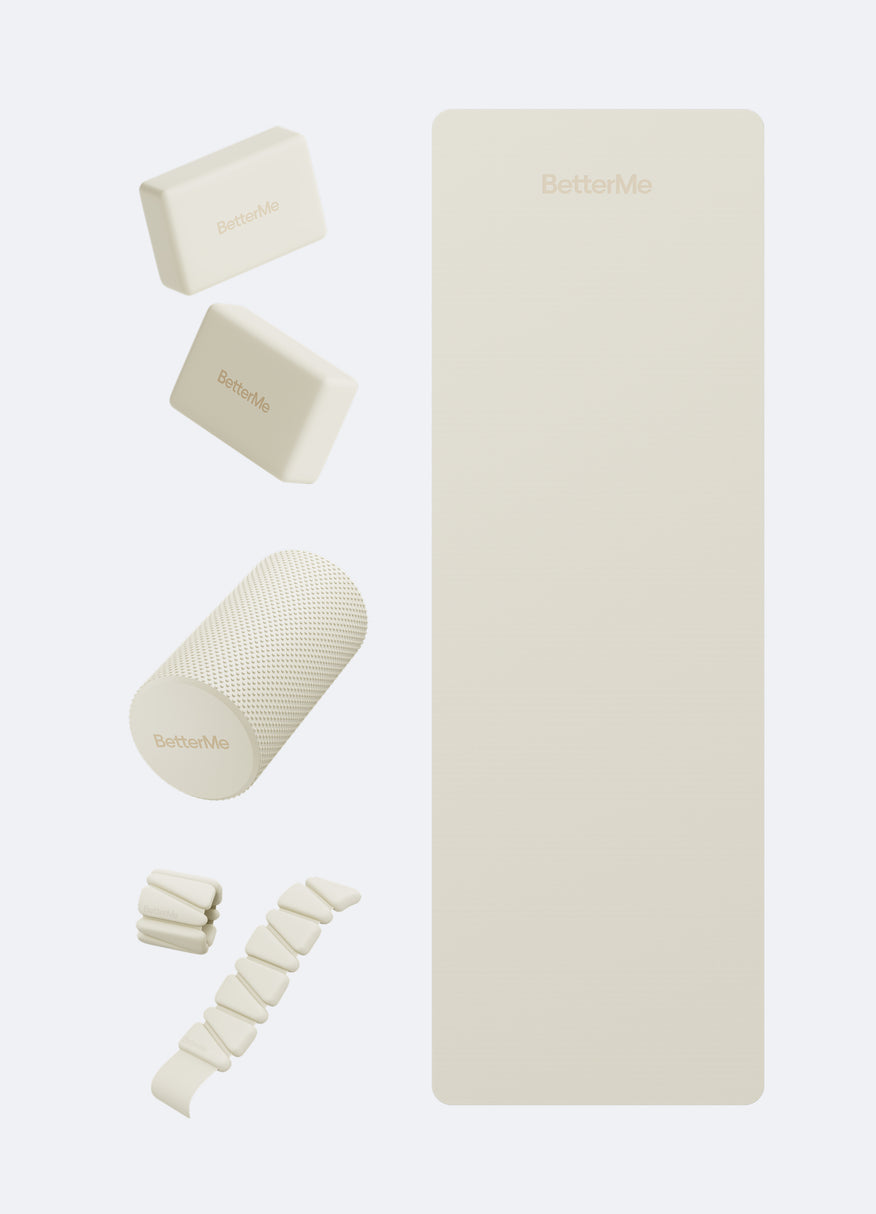 Pilates Studio Kit (Color: Ivory) | BetterMe Store