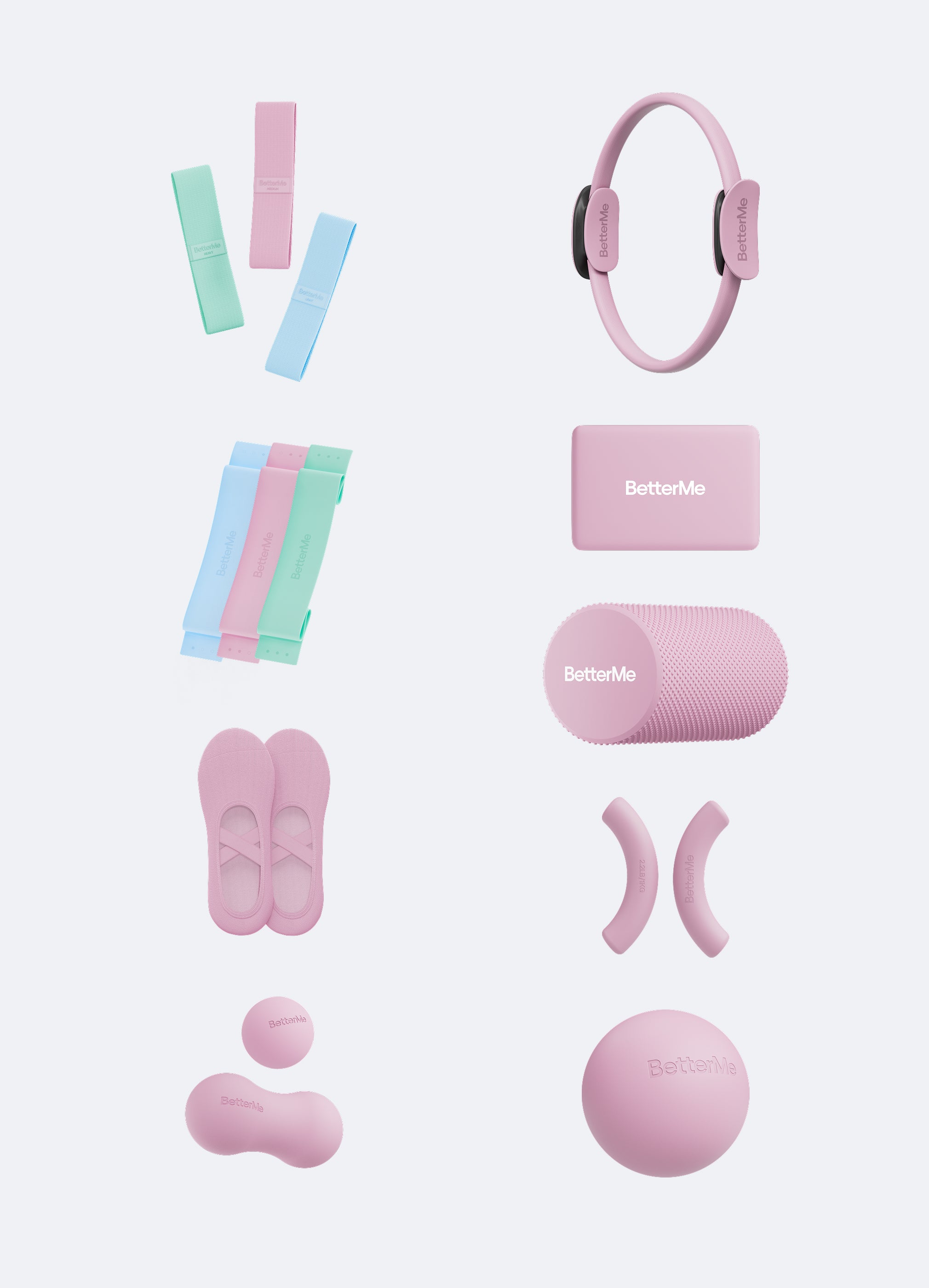 Sculpt & Recovery Kit (Color: Raspberry Pink) | BetterMe Store