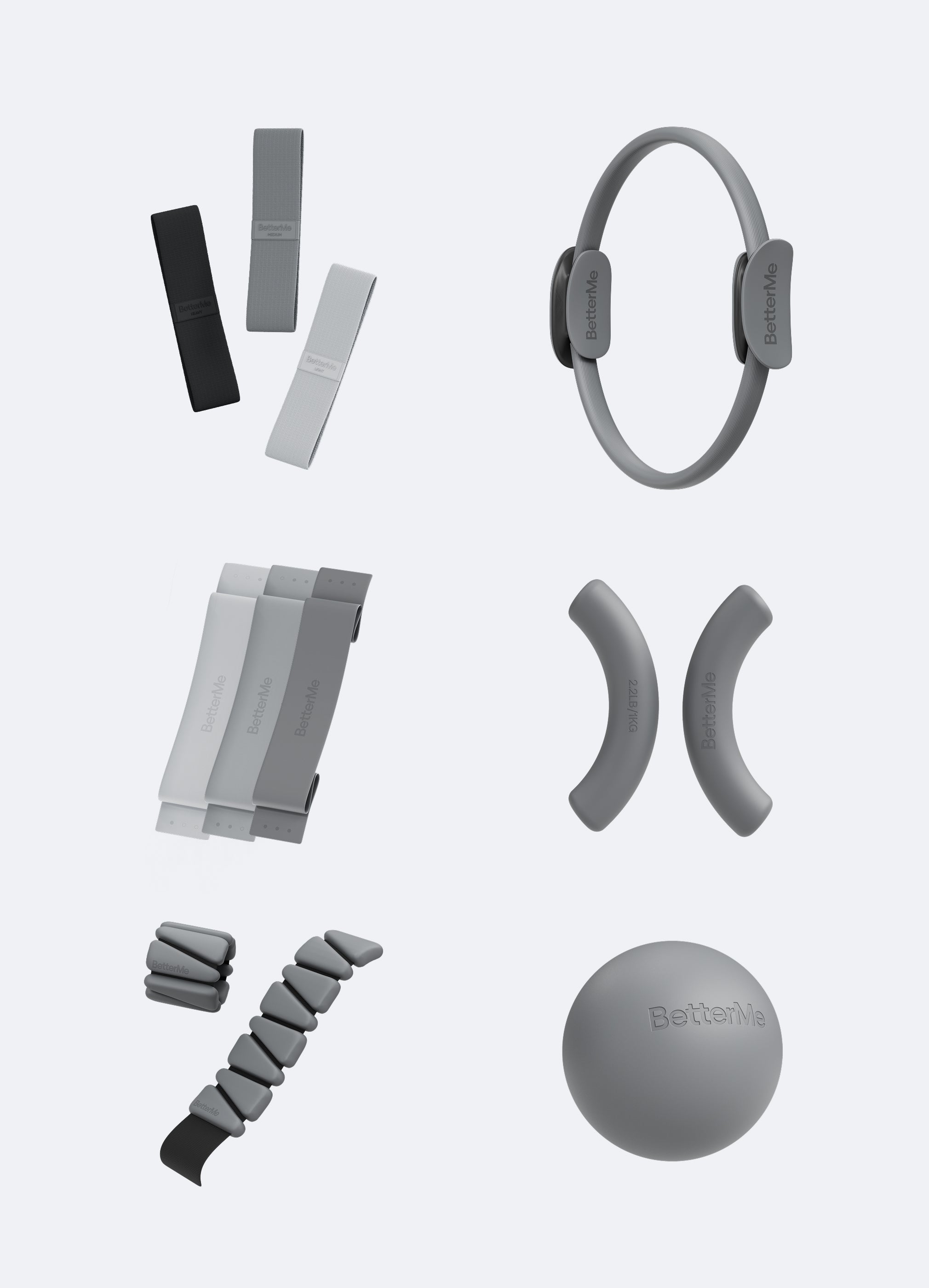 Full Body Kit (Color: Stone Gray) | BetterMe Store