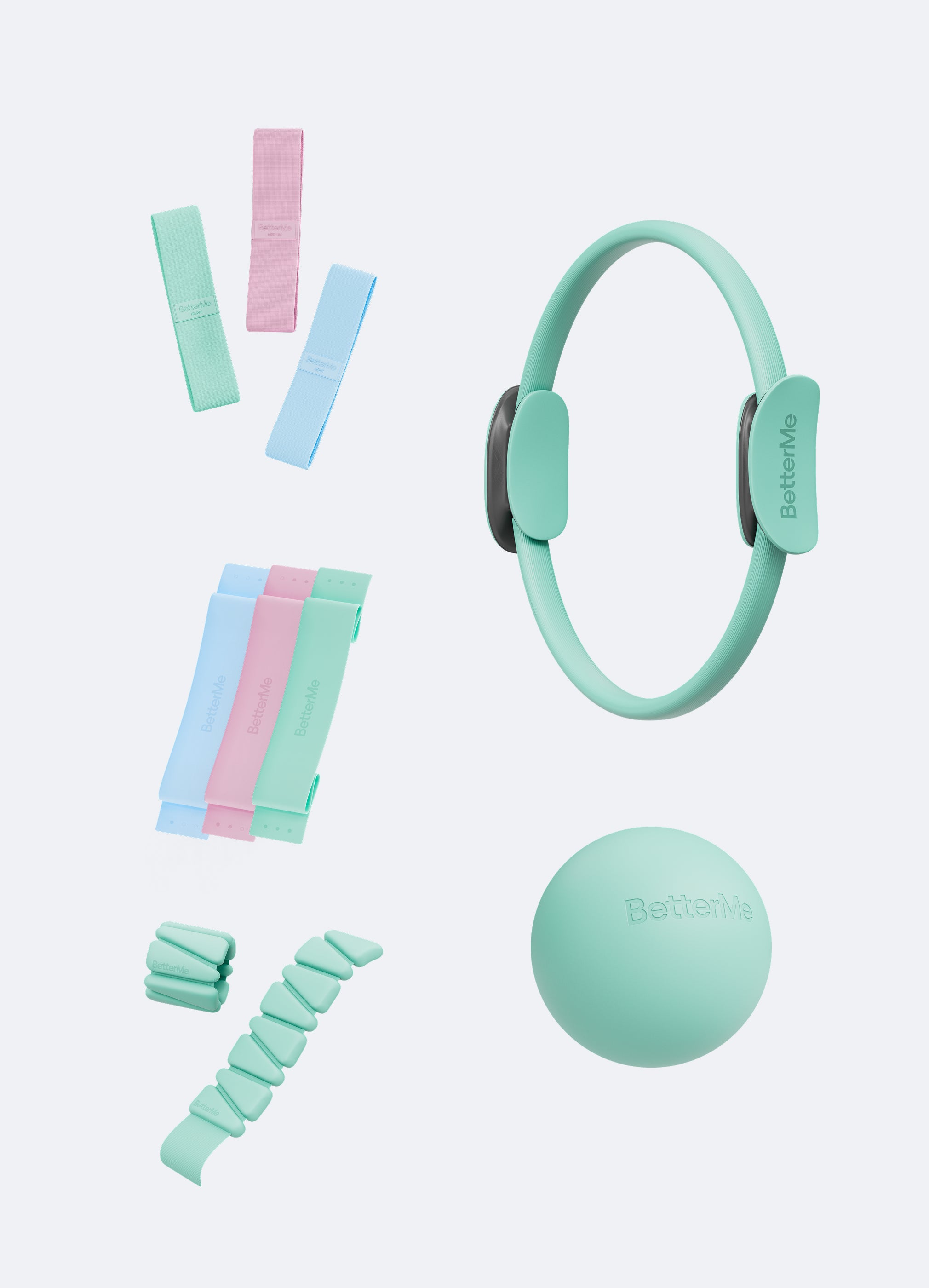 Light Weights Kit (Color: Subtle Mint) | BetterMe Store